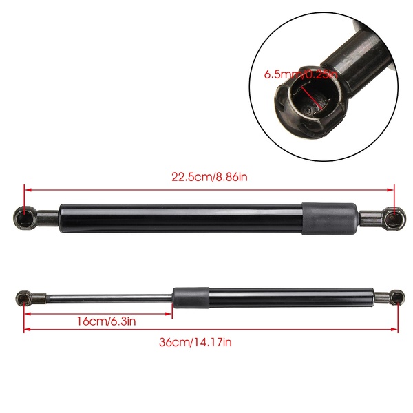 Car Rear Tailgate Assist Shock Struts For Dodge RAM 1500/2500/3500 ...